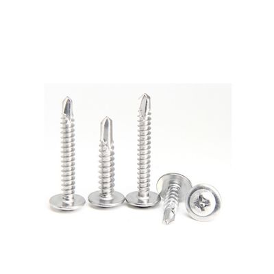SUS304 Modified Truss Wafer Head Tek Roofing Self Drilling Screws for Sheet Metal Tapping Screws